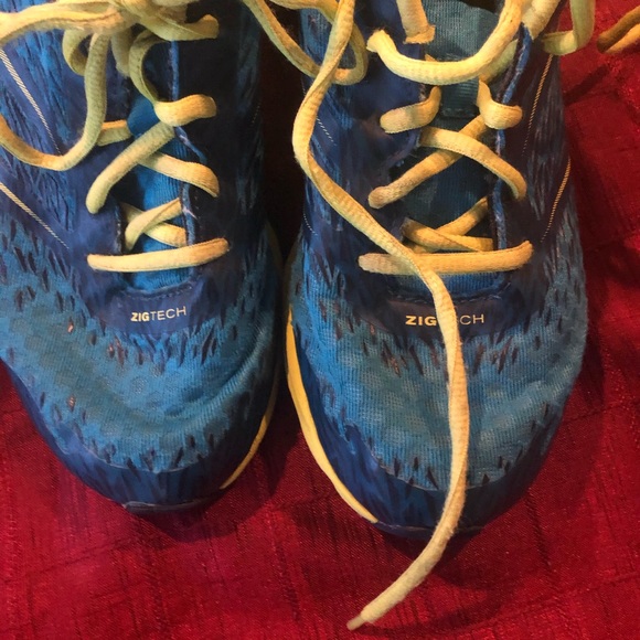 Reebok | Shoes | Reebok Zigtech Blue Male Sneakers 5 | Poshmark